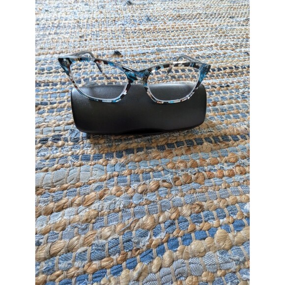 bebe | Accessories | Bebe Bb545 40 Blue Floral 1221 Eyeglasses Frames W ...